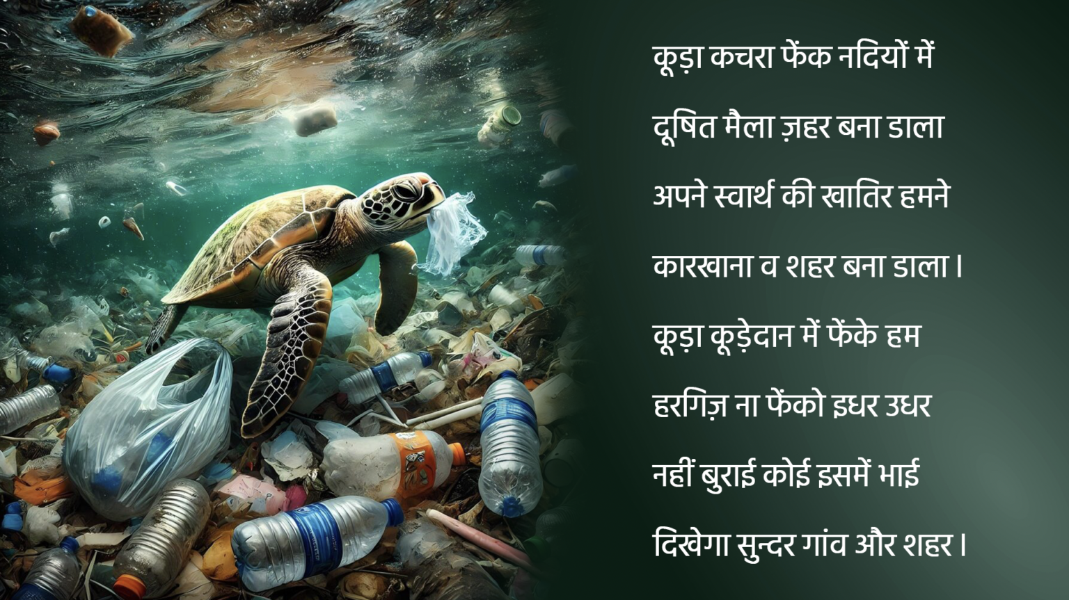 जल प्रदूषण पर हिन्दी कविता | Water Pollution Poem in Hindi